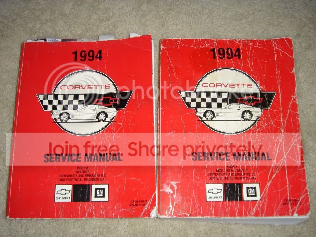 1994 Helms Service Manuals 2 Books - CorvetteForum - Chevrolet Corvette ...
