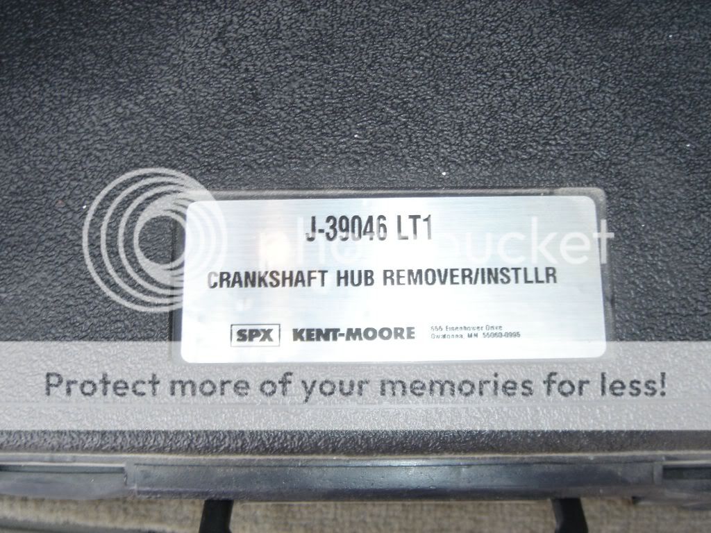 Kent Moore J-39046 Crankshaft Hub Remover Installer LT1 - CorvetteForum ...