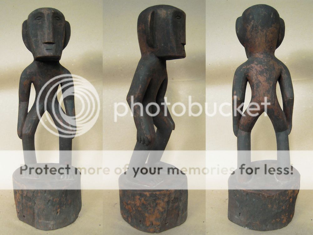 Philippines Large Standing Ifugao Bulul Rice God, Ifugao Tribal Wood ...